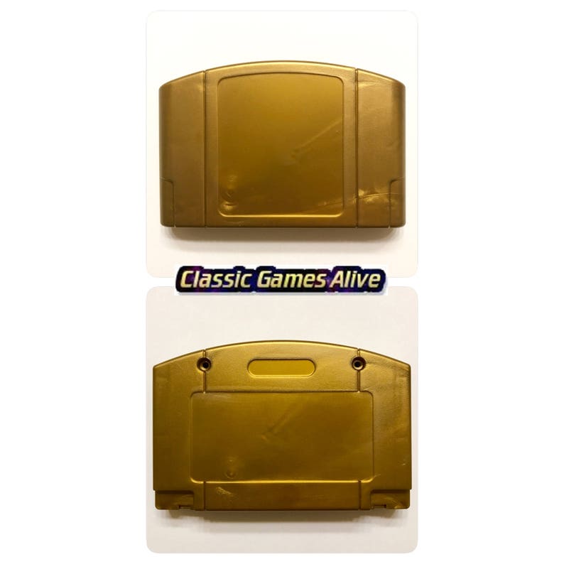 N64 Replacement Case Cartridge Shell Zelda Gold and Gray - Etsy