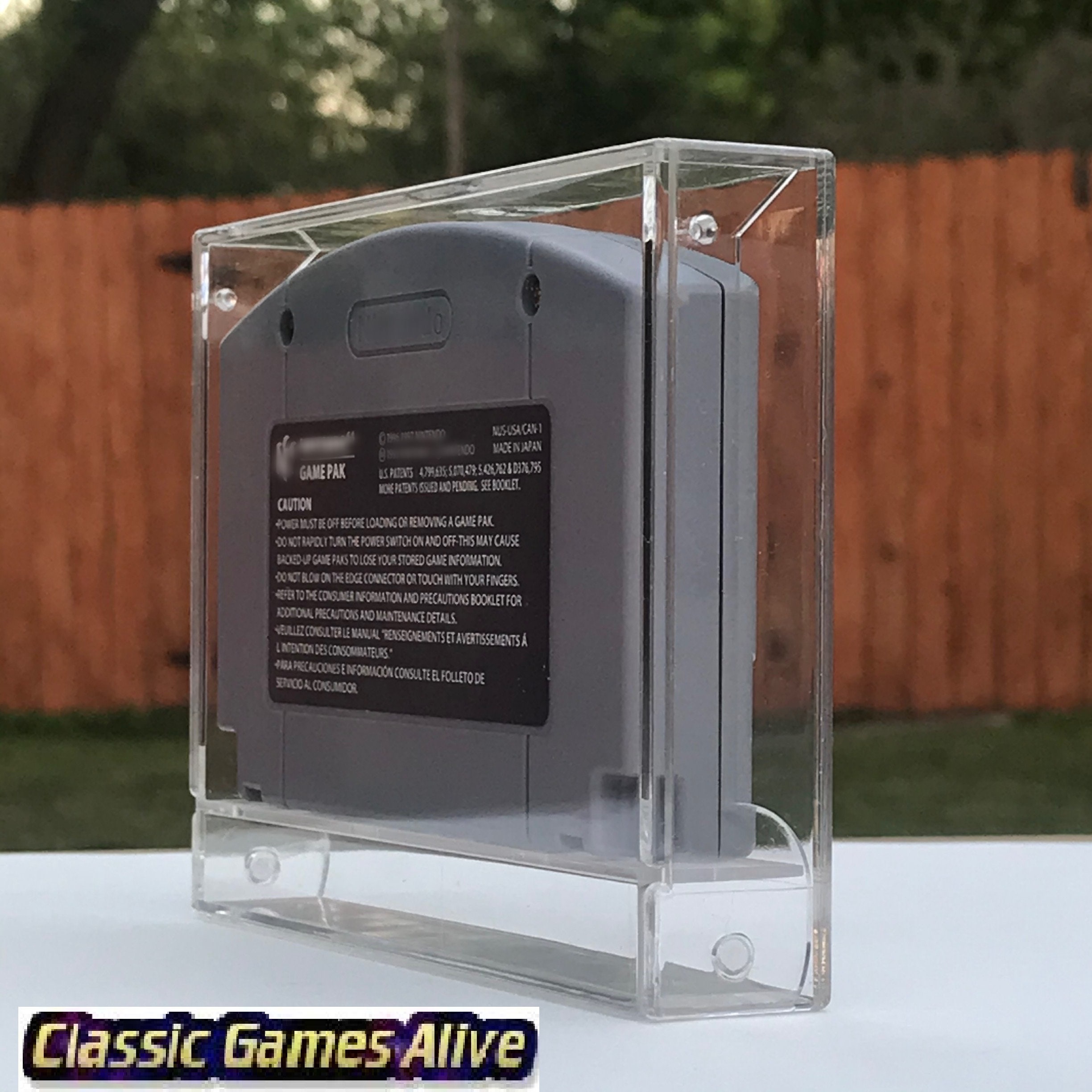 Best Nintendo N64 Video Game Cartridge Display Case (highest Quality ...