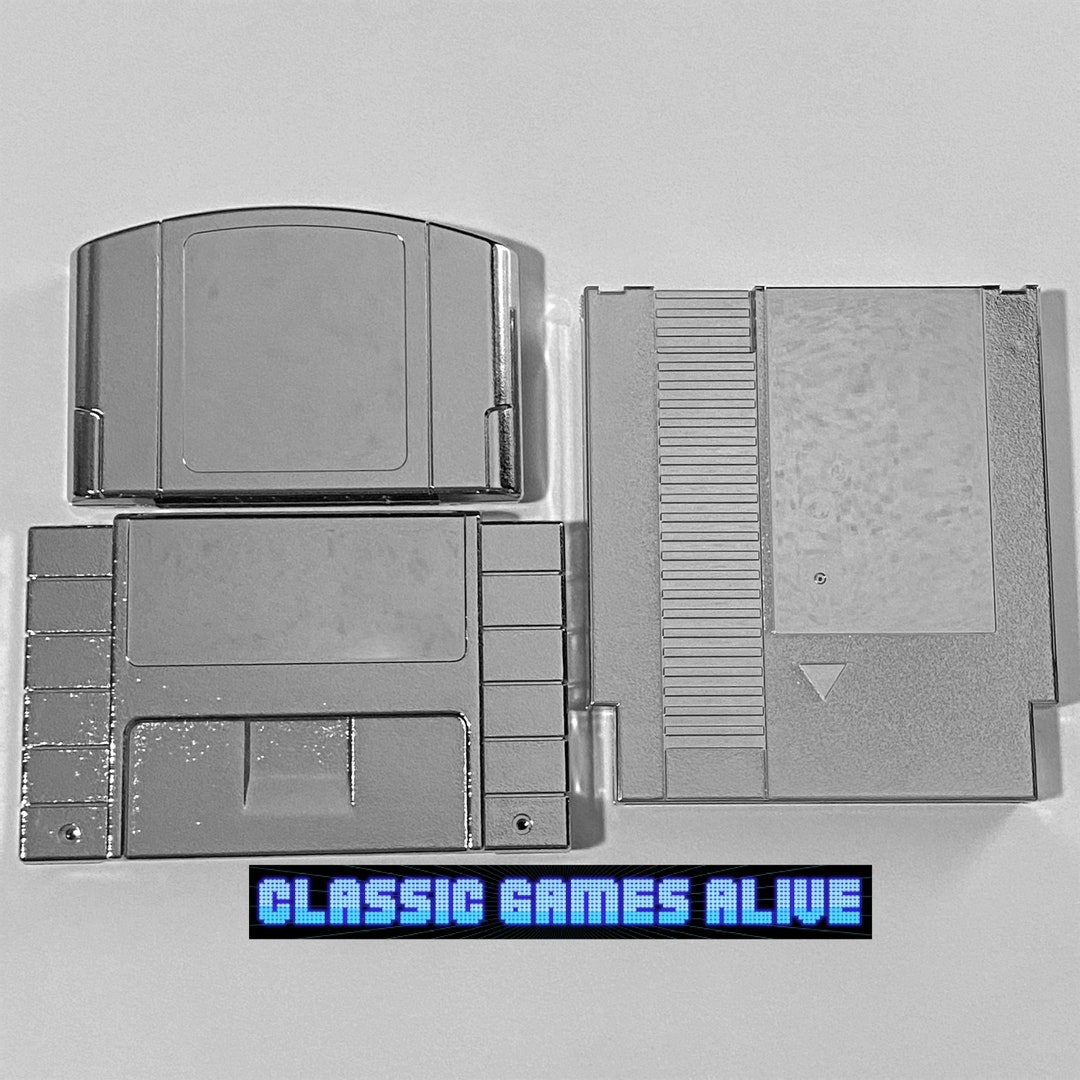Legend of Zelda Game Case Cartridge - Silver Platinum (metal Plating ...