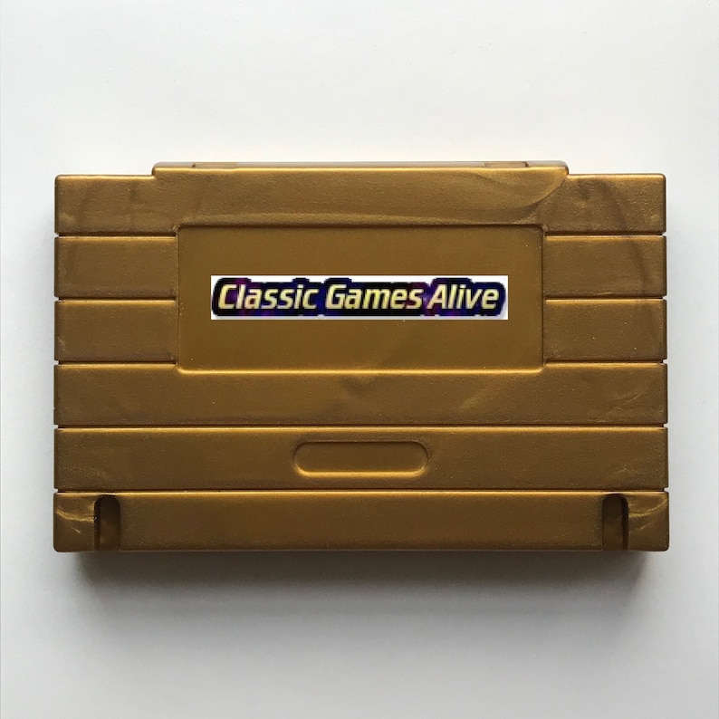 Zelda Gold Color Replacement Case Cartridge Shell for N64/ SNES/ NES ...