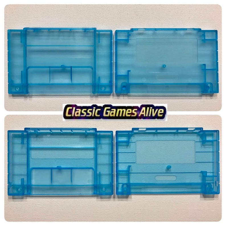 SNES Replacement Case Cartridge Shell Transparent COLOR TOP | Etsy