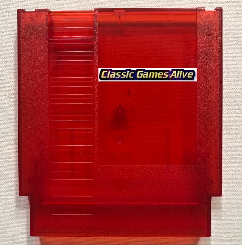 NES Replacement Case Cartridge Shell- Transparent COLORS (9 Colors ...