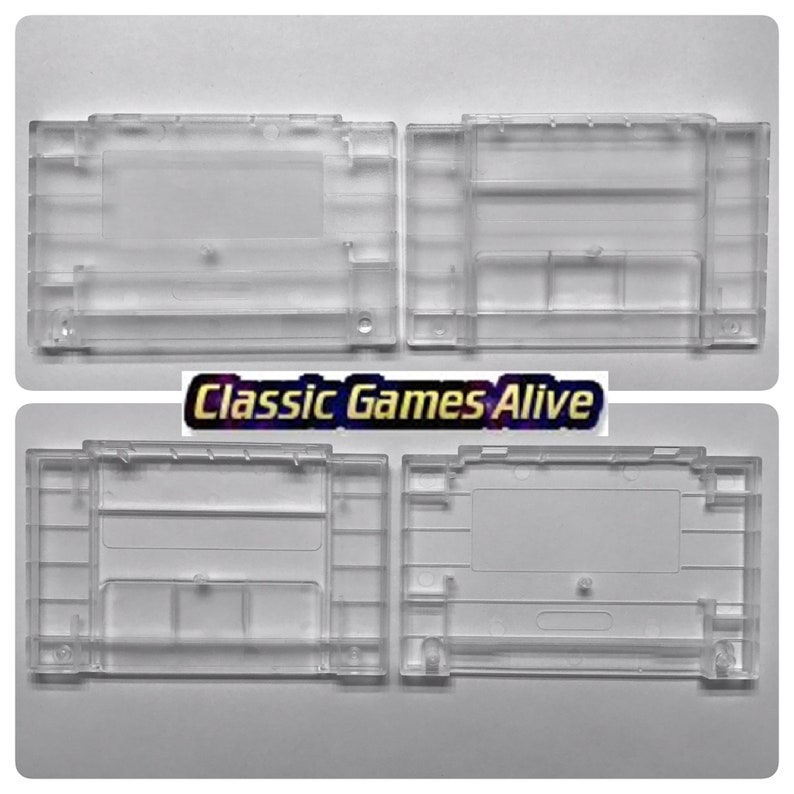 SNES Replacement Case Cartridge Shell Transparent COLOR TOP - Etsy
