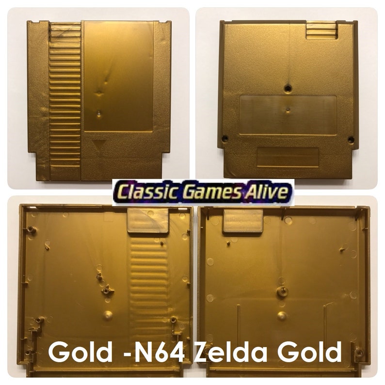 NES Replacement Case Cartridge Shell Transparent COLOR Gold | Etsy