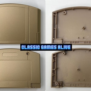 N64 Replacement Case Cartridge Shell- Zelda Gold (legend of Zelda ...