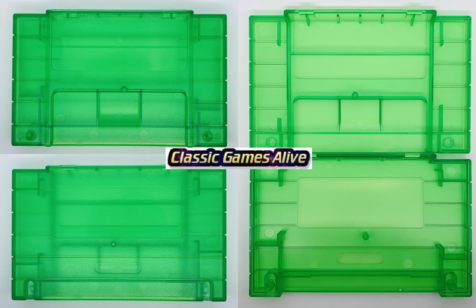 SNES Plastic Case Cartridge - Transparent COLOR TOP Quality - 9 Choices ...