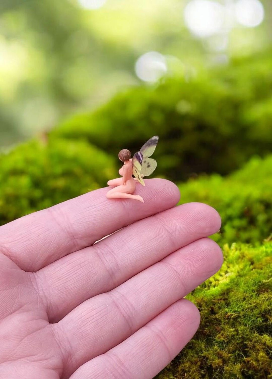 Miniature Micro Fairy Hand Painted With Chiffon Wings 1 64 Scale ...