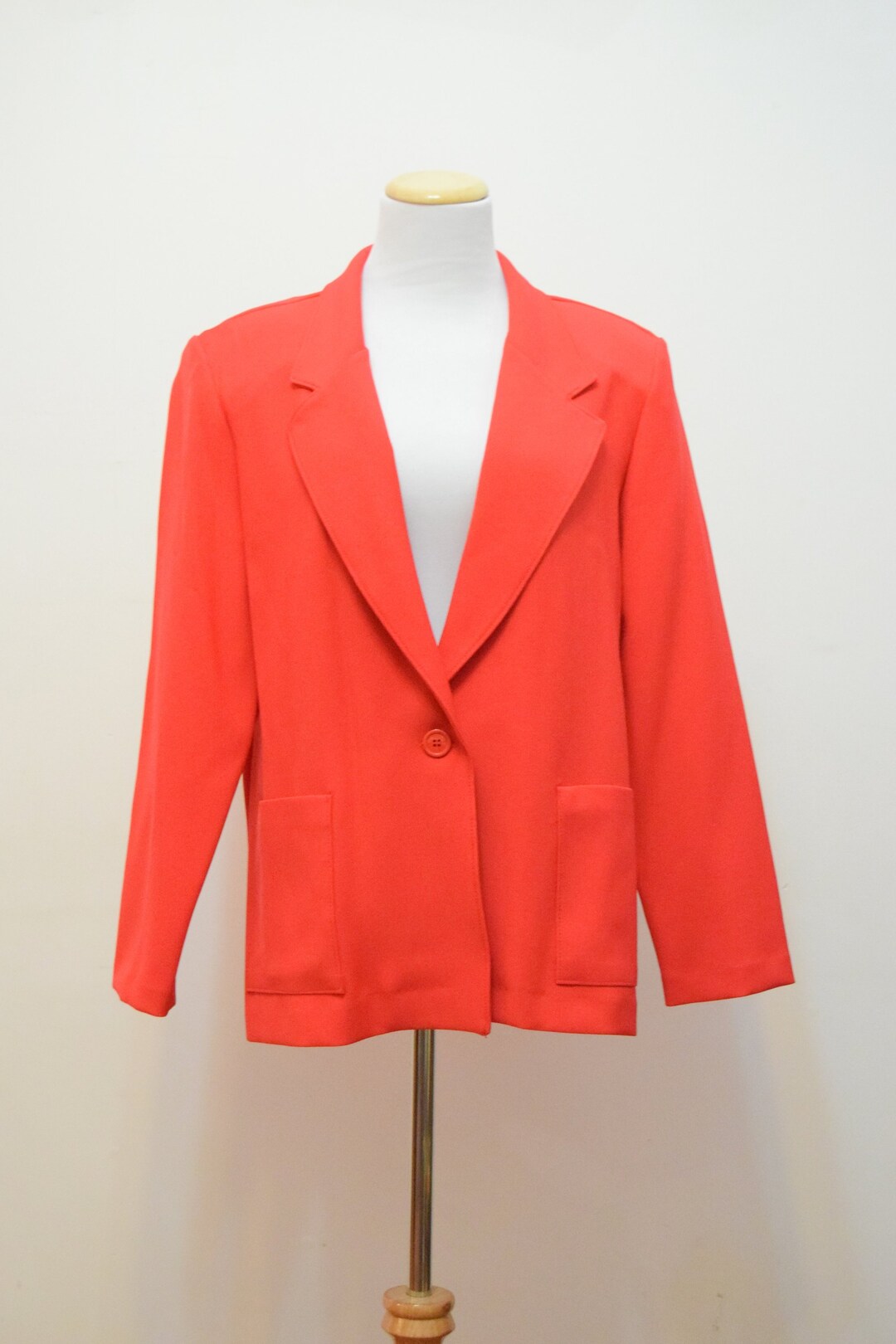 Cardinal Red Blazer Scarlet Formal Jacket 24K Large/extra Large ...