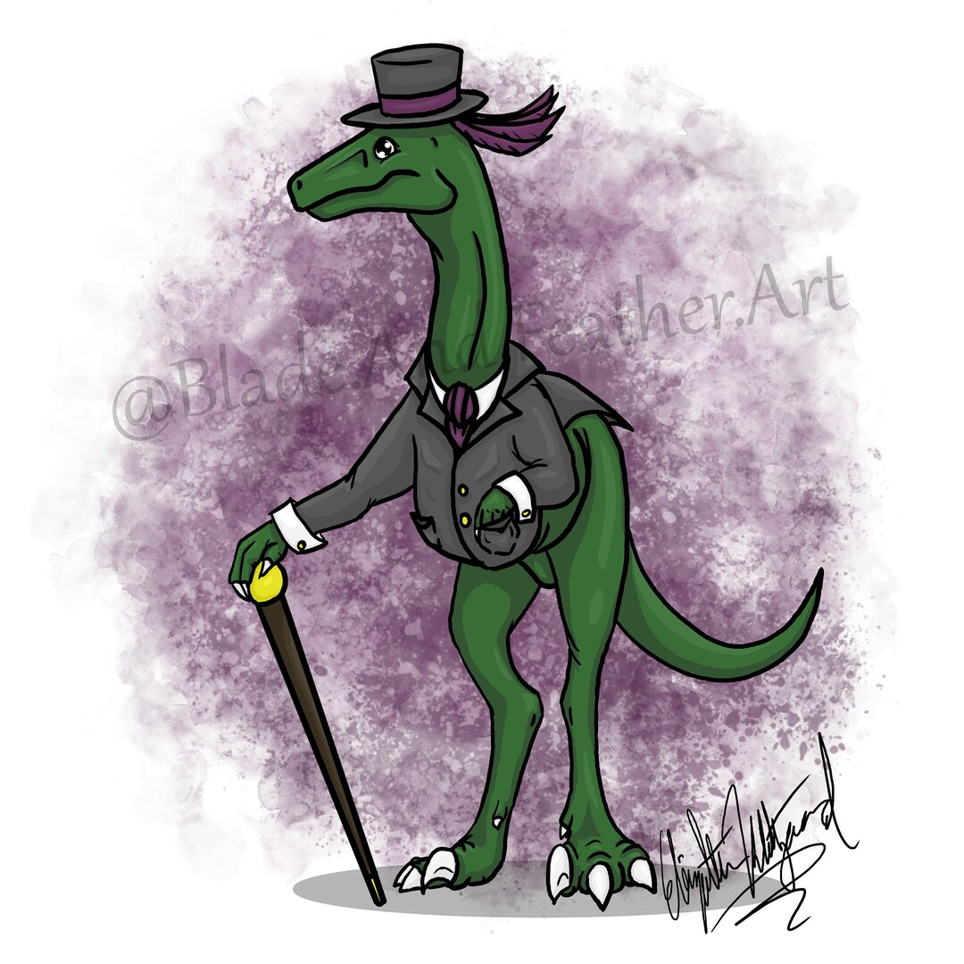 Dapper Raptor - Etsy