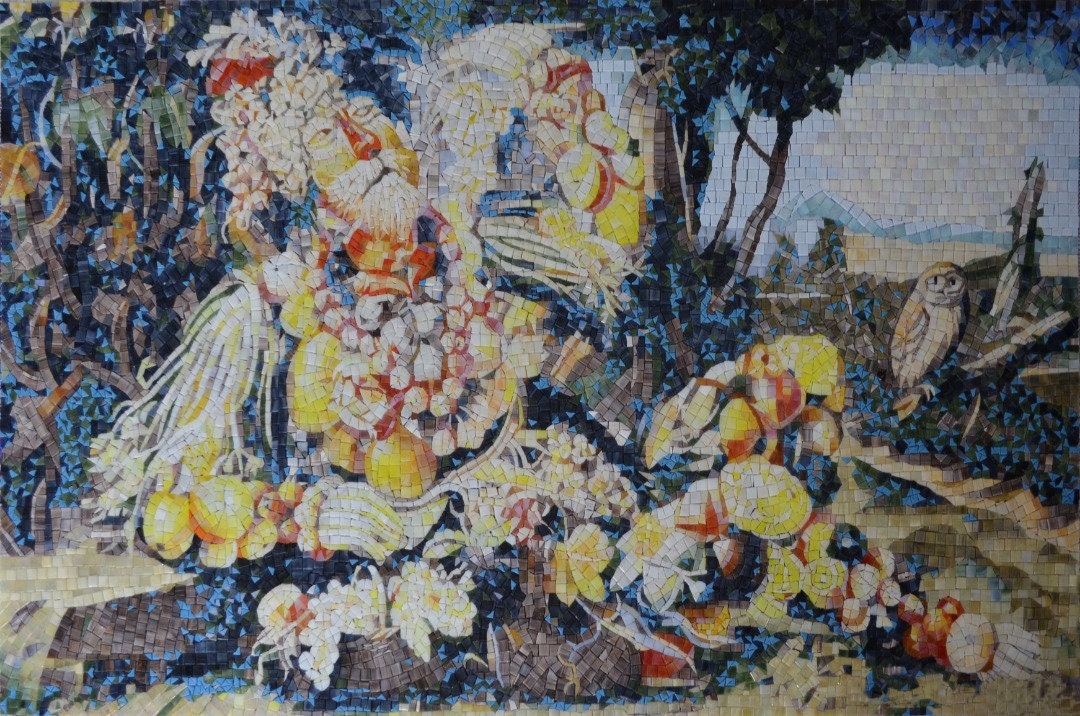 Hayden-glass Tile Mosaic - Wall Art - Wall Decor Backsplash - Wall ...