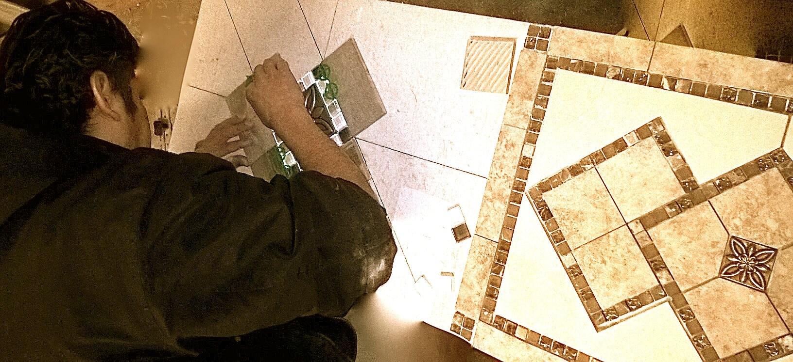 Black White Brown Beige 24x24 Captain Medallion - Etsy