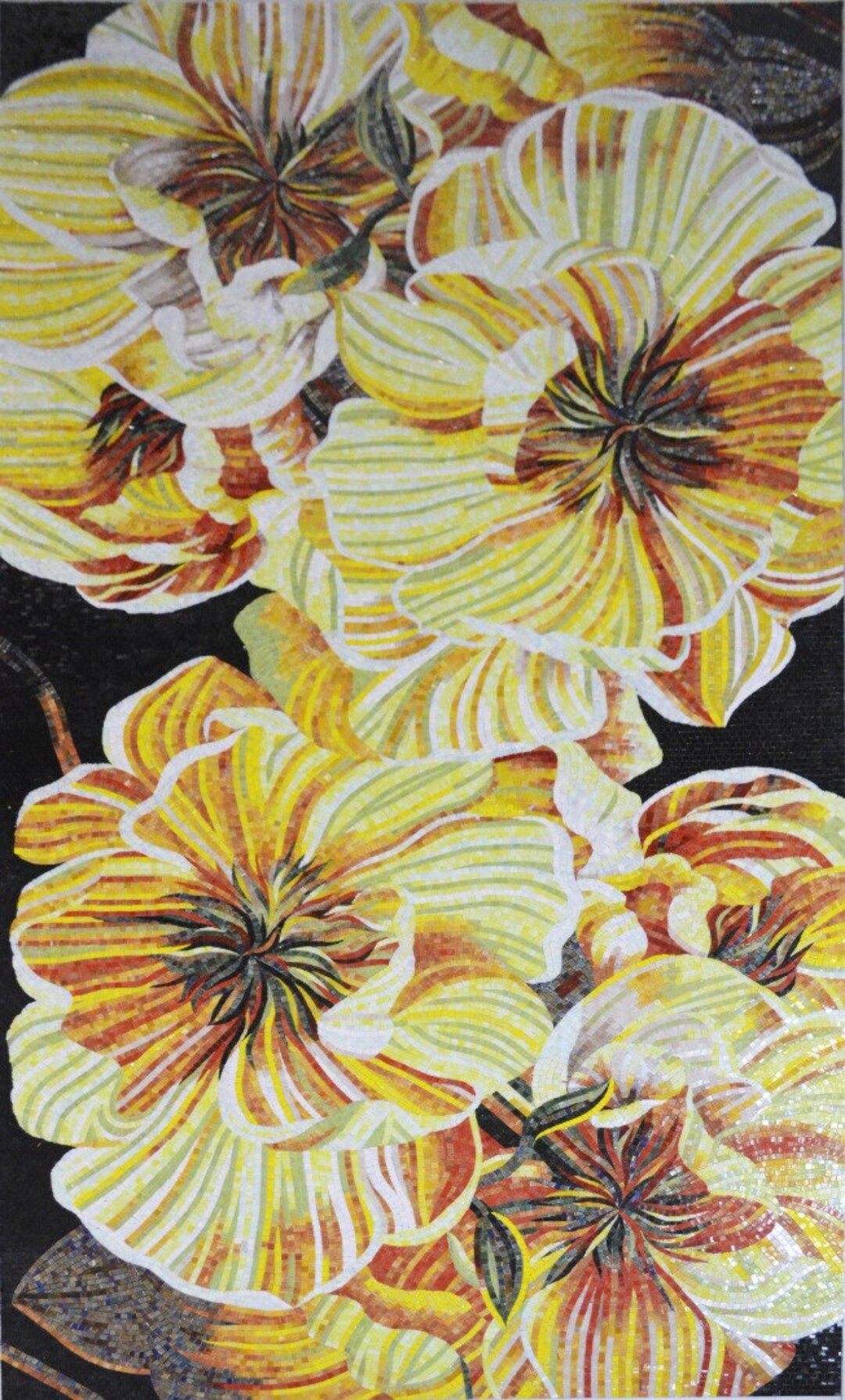 Ruby-glass Tile Mosaic - Wall Art - Wall Decor Backsplash - Wall Mural ...