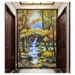 Waterfall Between Trees Nature Picture Mosaic Glass Tile - Etsy