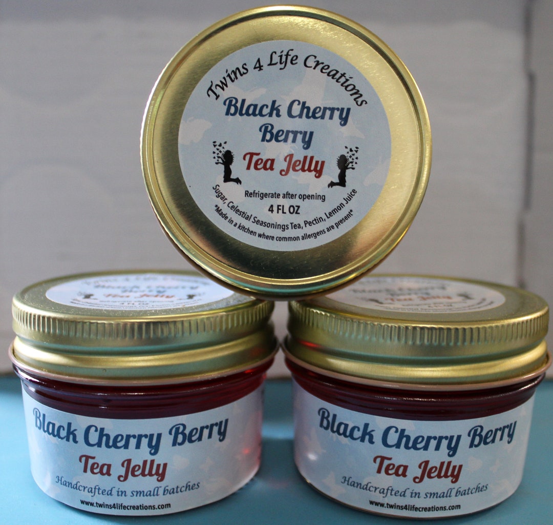 Black Cherry Berry Tea Jelly - Etsy
