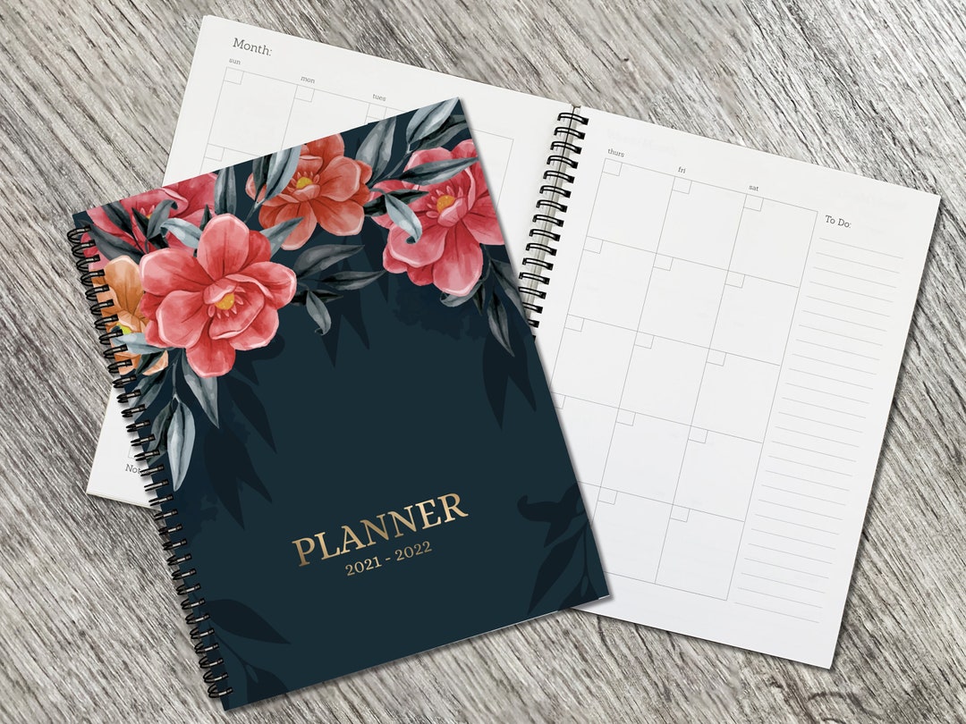 Personalized Planner, Hard Cover or Soft Cover, Custom Planner, Pink ...