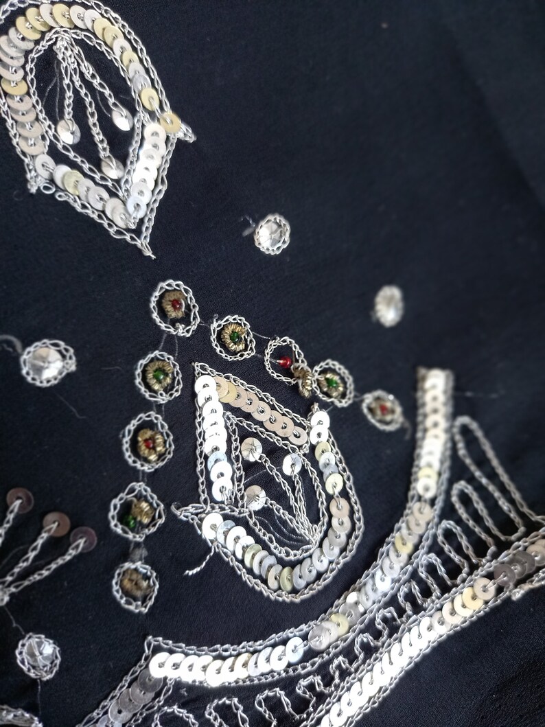 Indian Sari Fabric Great British Sewing Bee Indian Saree Sequins ...