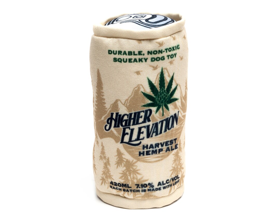 Higher Elevation Harvest Hemp Ale Dog Toy - Etsy