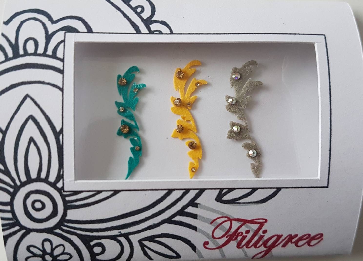 Long Bindi Wedding Bindi Velvet Bindi Indian Wedding - Etsy Hong Kong