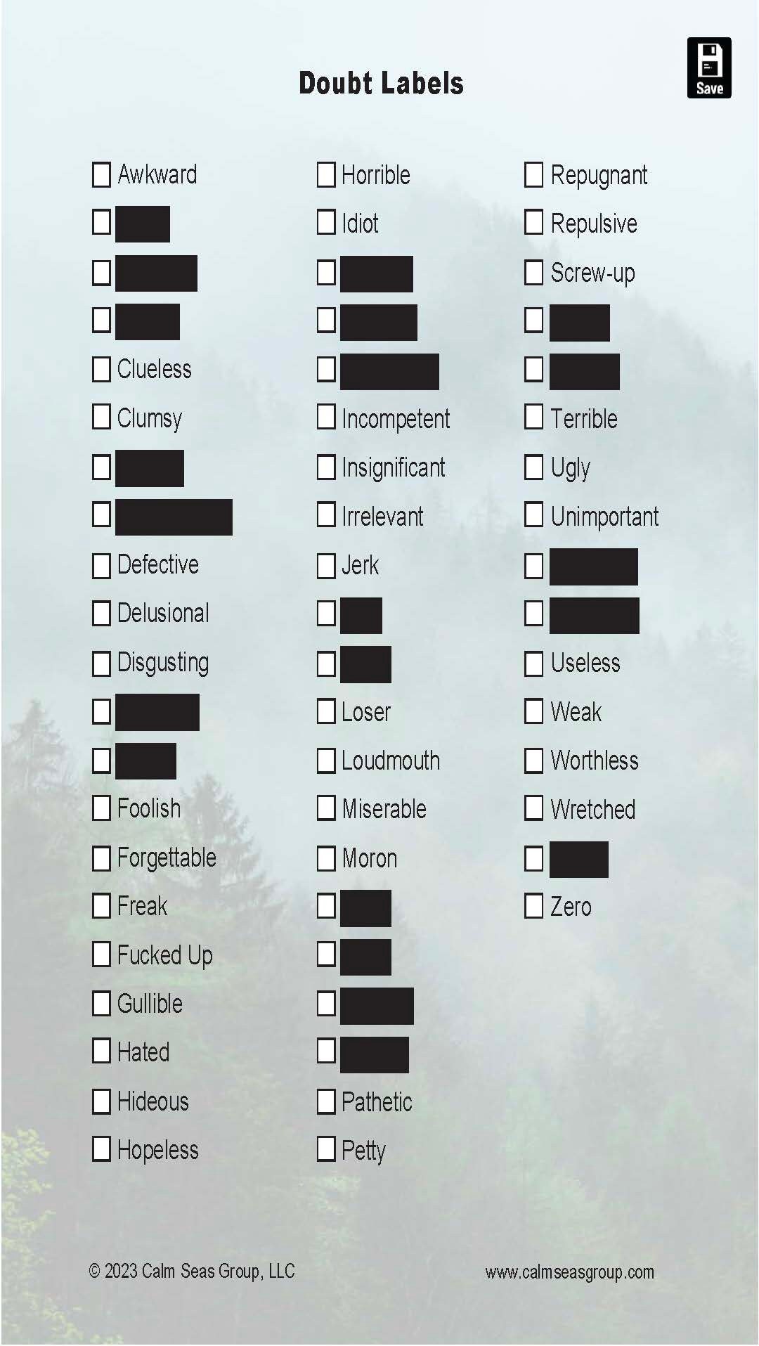 Dive Deep Into Your Mind CBT Self Reflection Activity With 3 Worksheets ...