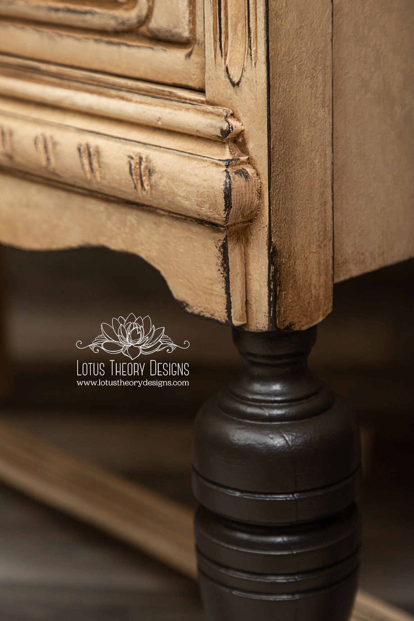 Painted Jacobean Court Cupboard. Vintage Ecru Hutch Cabinet. - Etsy