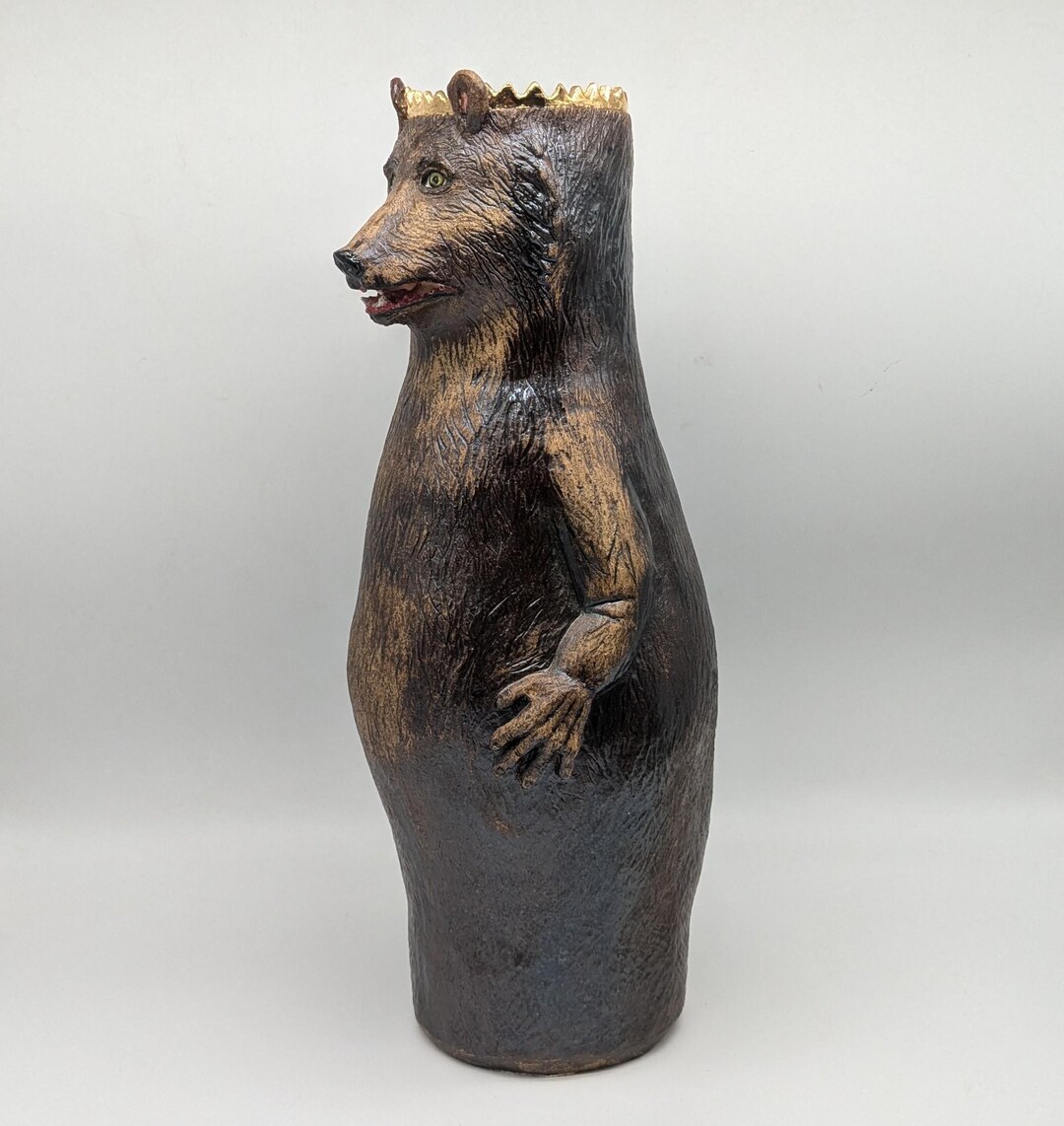 Tall Vase - Bear - Etsy