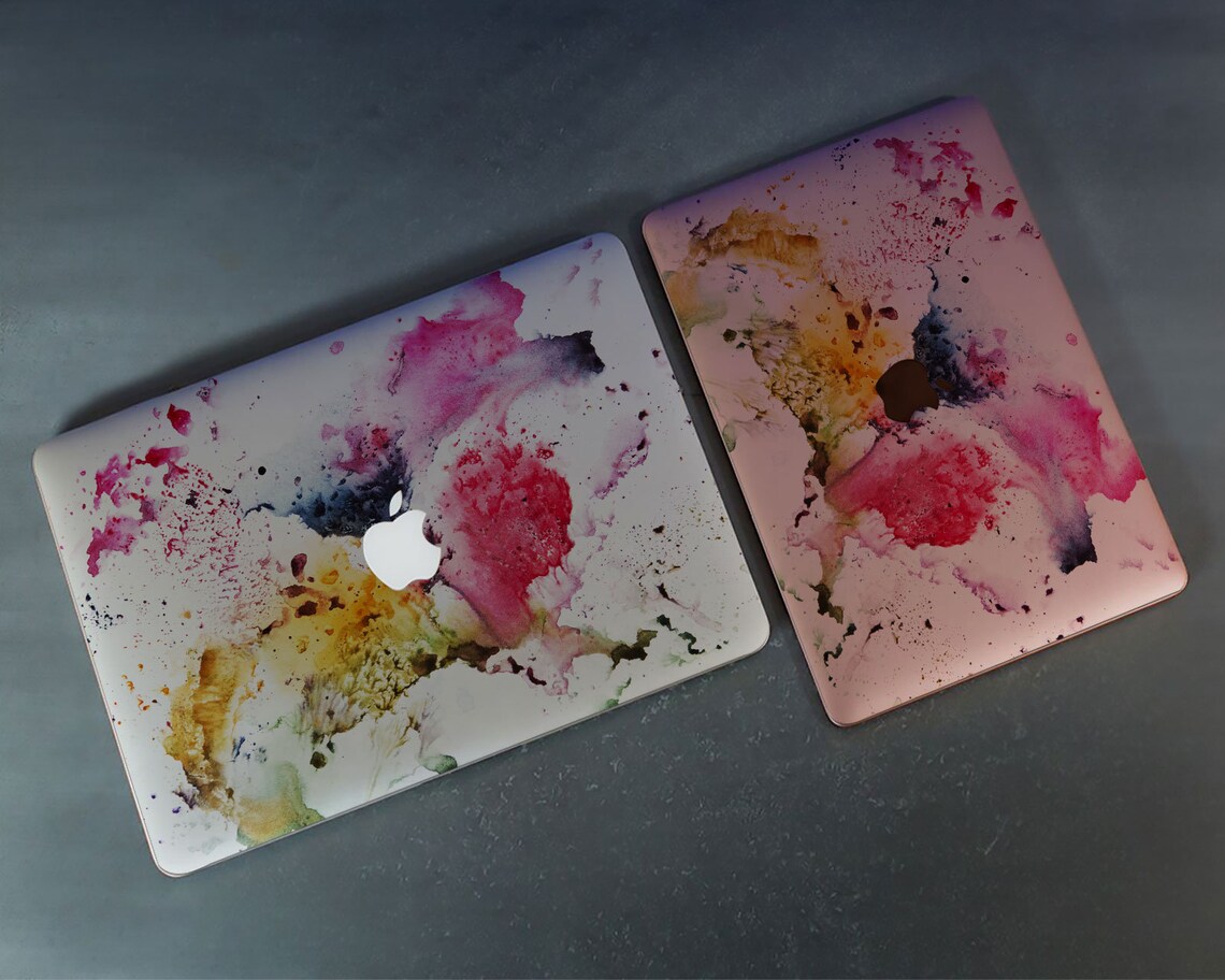 Splatter Paint 12 Macbook Pro Skin Watercolor Abstract A1932 - Etsy