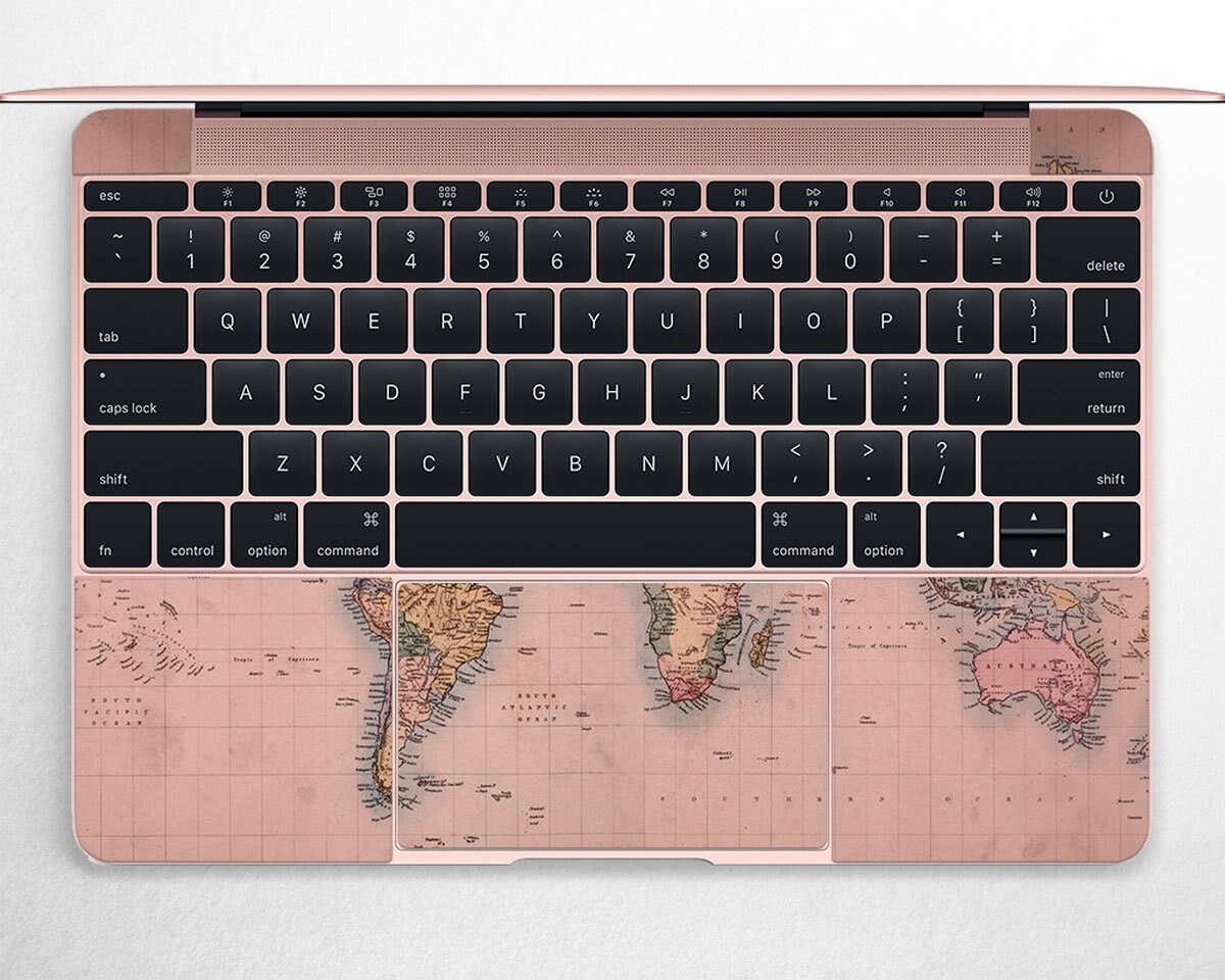 Map of the World Macbook Pro 15 Inch Macbook Travel Decal | Etsy
