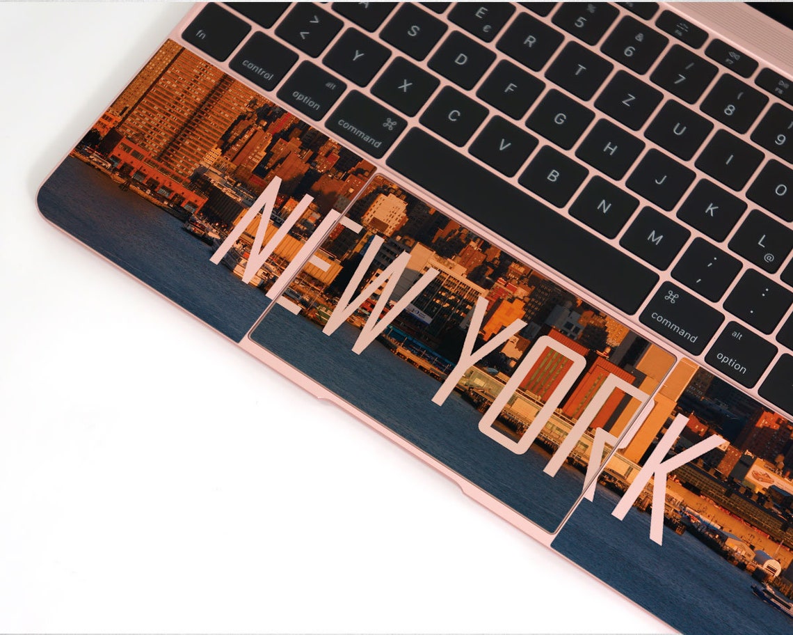 New York Vinyl Decal Macbook Pro 13 Cover City Stickers Mac | Etsy