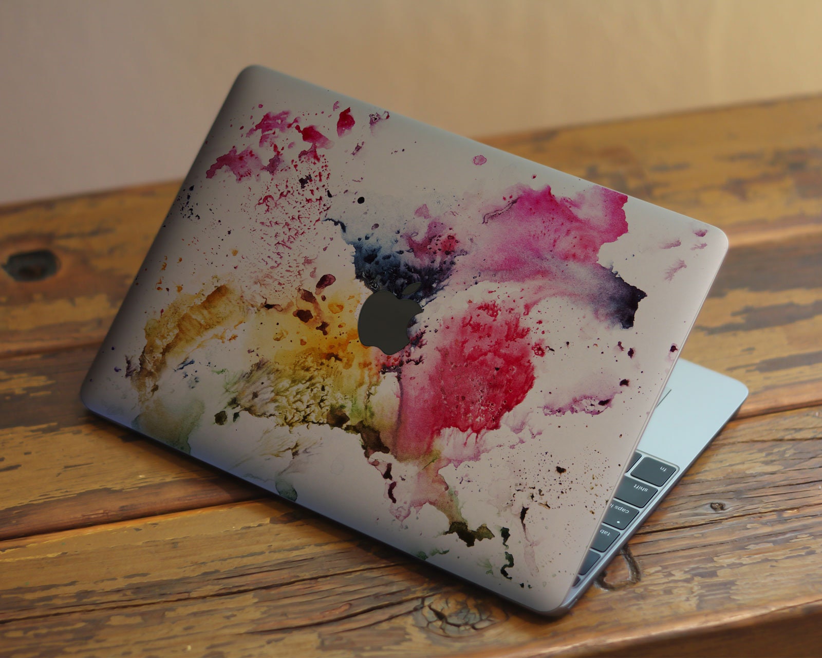Splatter Paint 12 Macbook Pro Skin Watercolor abstract A1932 | Etsy