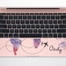 World Map Mac Pro 13 Inch Stone Print A1932 Travel Mac Book - Etsy