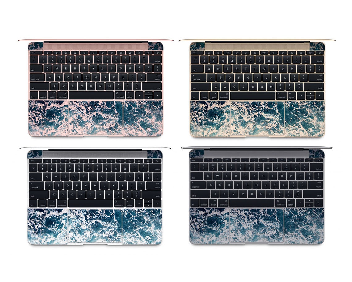 Ocean Macbook Skin Mac Air 13 Sticker Wave Vinyl Sticker | Etsy