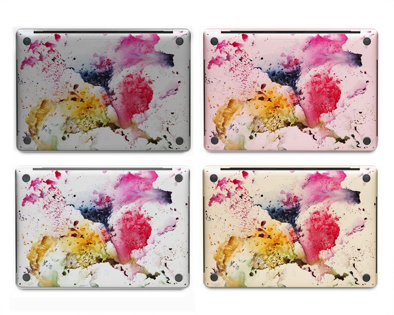 Splatter Paint 12 Macbook Pro Skin Watercolor Abstract A1932 - Etsy