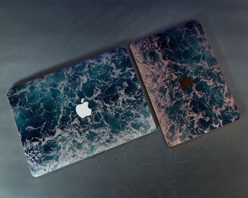 Ocean Macbook Skin Mac Air 13 Sticker Wave Vinyl Sticker | Etsy