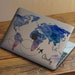 World Map Mac Pro 13 Inch Stone Print A1932 Travel Mac Book - Etsy