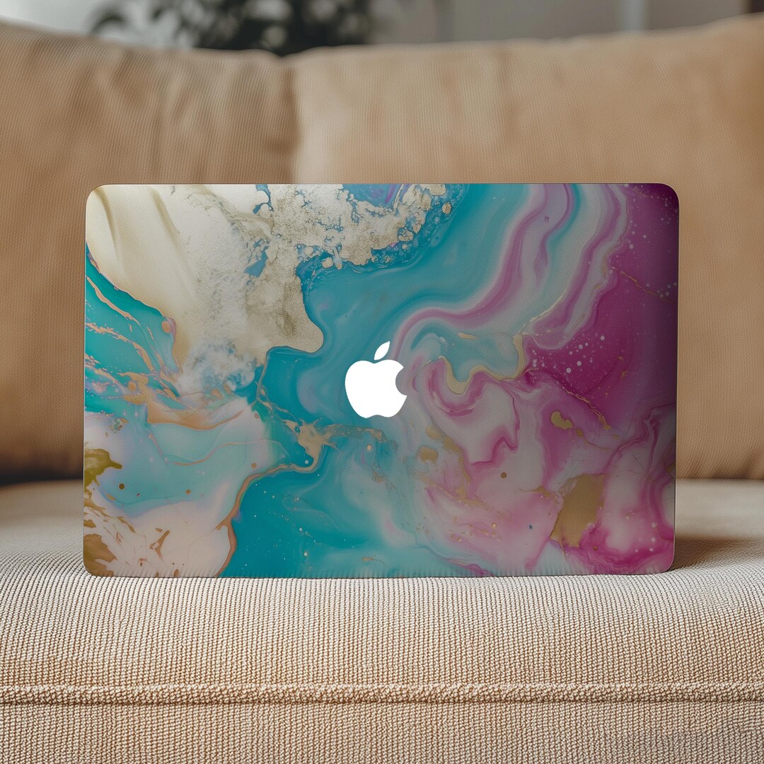 Paint Marble MacBook 15 Sticker Abstract Color MacBook Pro 13 Decal ...