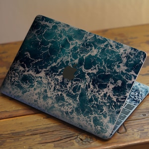Ocean Macbook Skin Mac Air 13 Sticker Wave Vinyl Sticker | Etsy