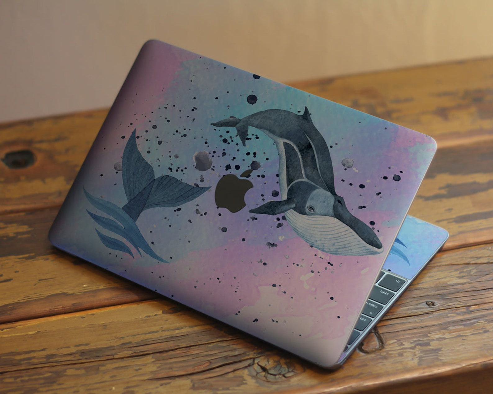 Whale Painting Skin for Macbook Air Macbook 16 Inch Decal Mac | Etsy