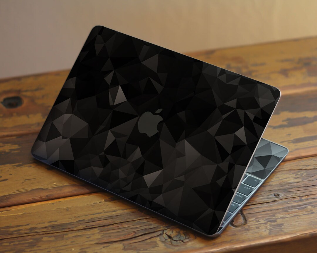 Black Abstract Print MacBook Pro 13 Inch Geometric Art A1932 - Etsy