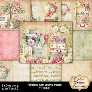 Printable Junk Journal Pages, Junk Journal Papers, Explore Dream ...