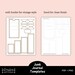 Printable Junk Journal Template, Slot Pockets & Cards With Tabs - Etsy