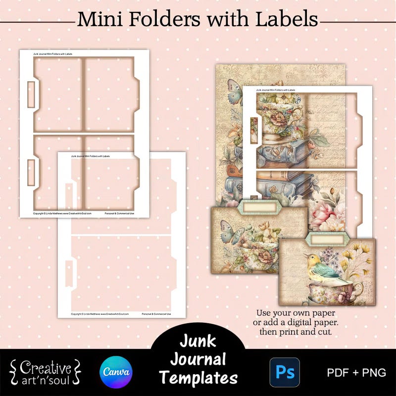 Printable File Folders - Etsy