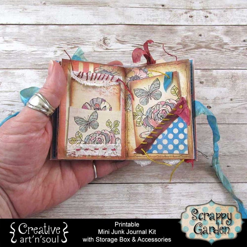 Printable Mini Junk Journal Kit Digital Journal Kit Junk - Etsy Canada