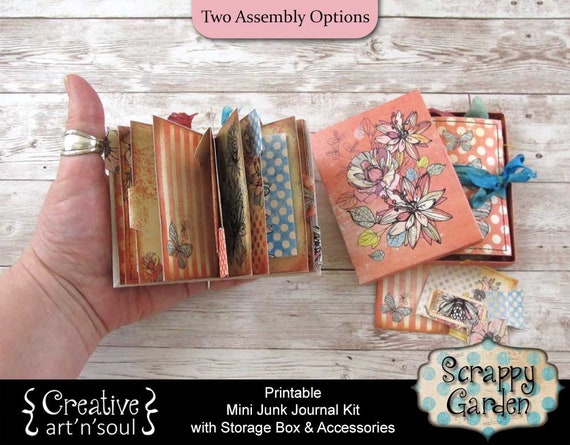 Printable Mini Junk Journal Kit Digital Journal Kit Junk - Etsy Canada