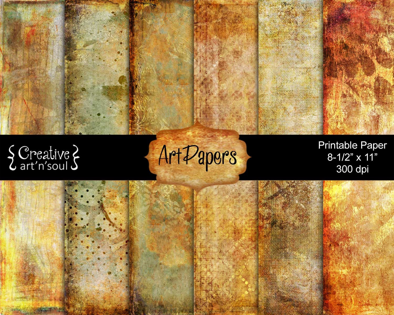Printable Paper Pack Digital Paper Digital Collage - Etsy