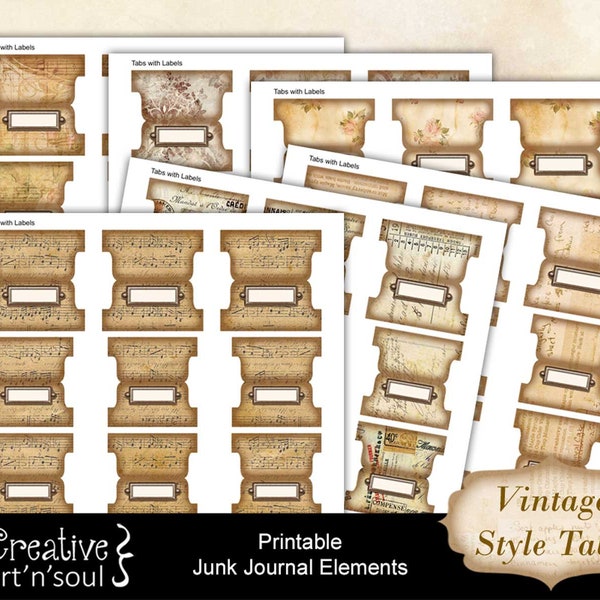 Junk Journal Printable - Etsy