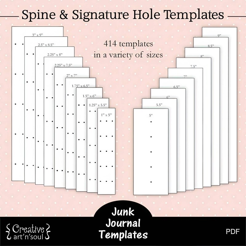Template Spine - Etsy