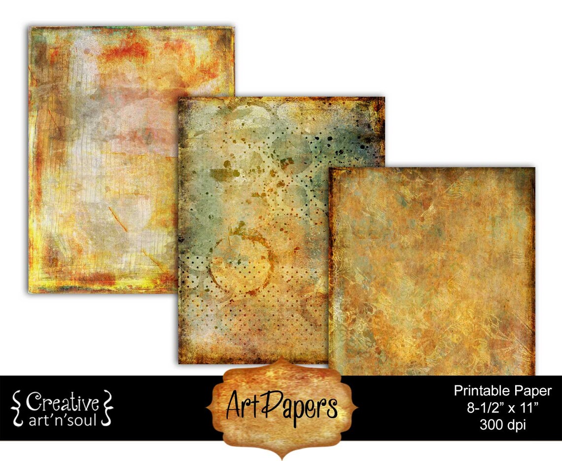 Printable Paper Pack Digital Paper Digital Collage - Etsy