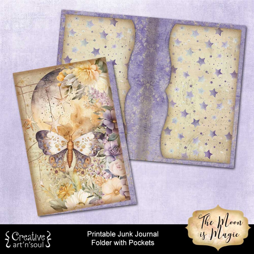 Printable Junk Journal Folder, Junk Journal Folder With Pockets, the ...