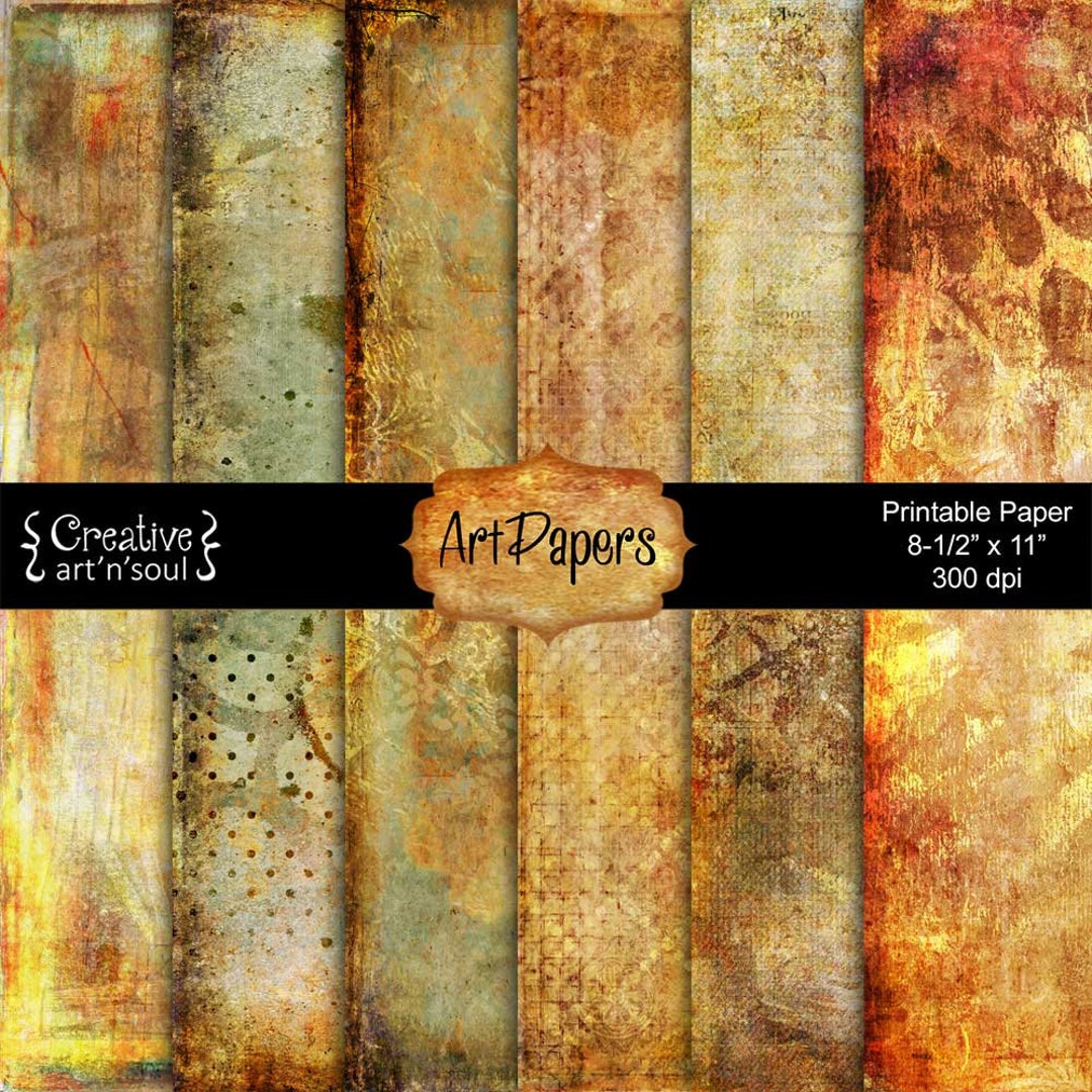 Printable Paper Pack Digital Paper Digital Collage - Etsy