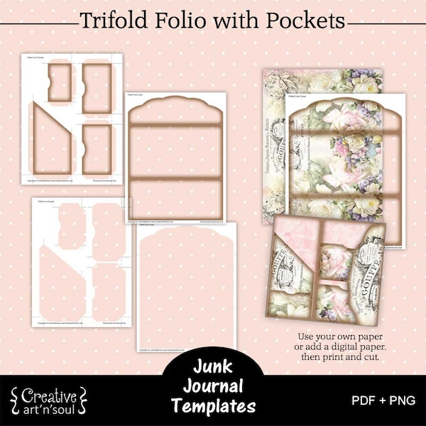 Printable Folio Template - Etsy